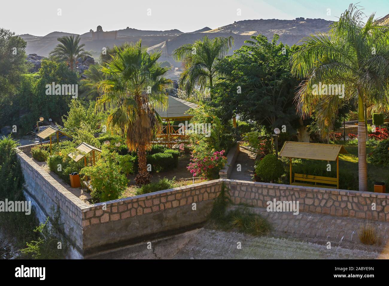 Aswan botanical garden hi-res stock photography and images - Alamy