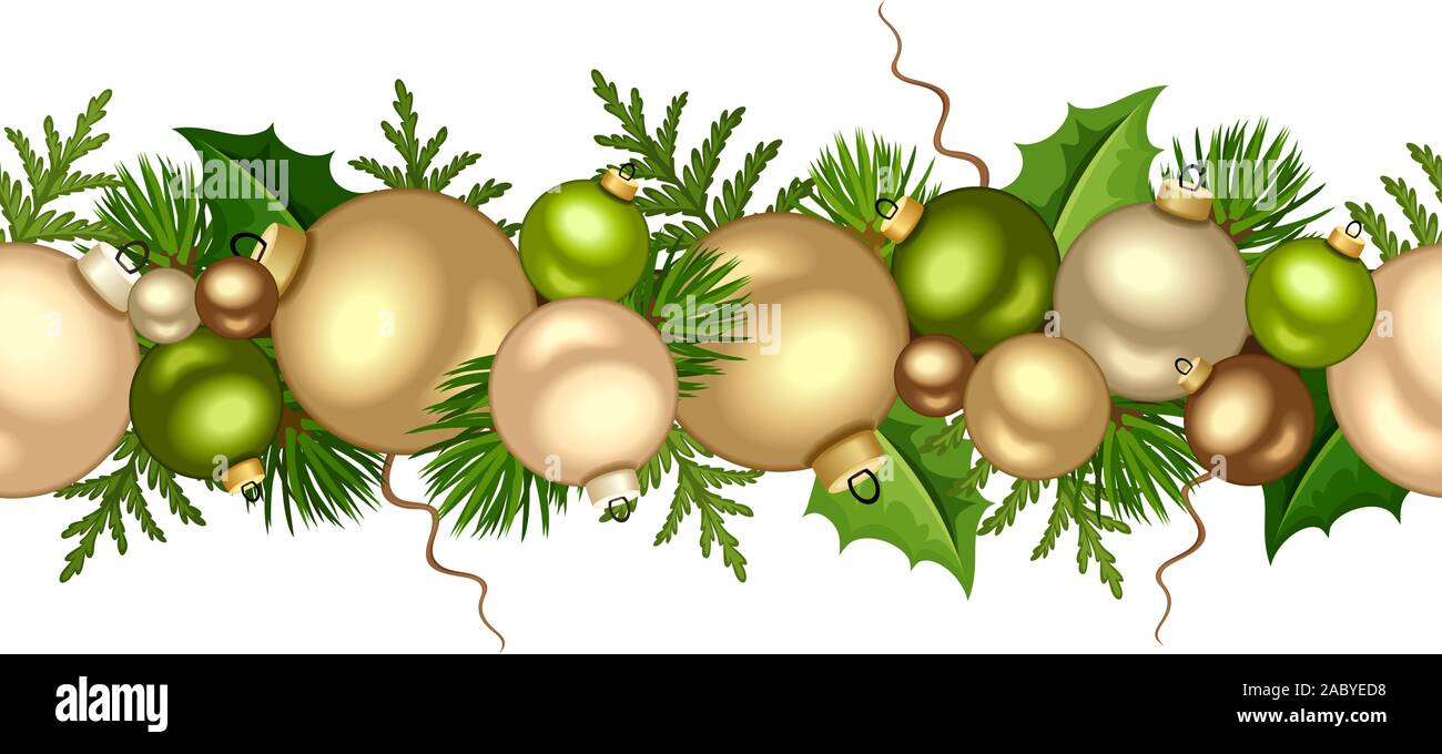 Christmas Garland Border Clipart