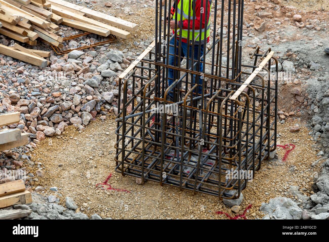 Reinforced concrete poles hi-res stock photography and images - Alamy