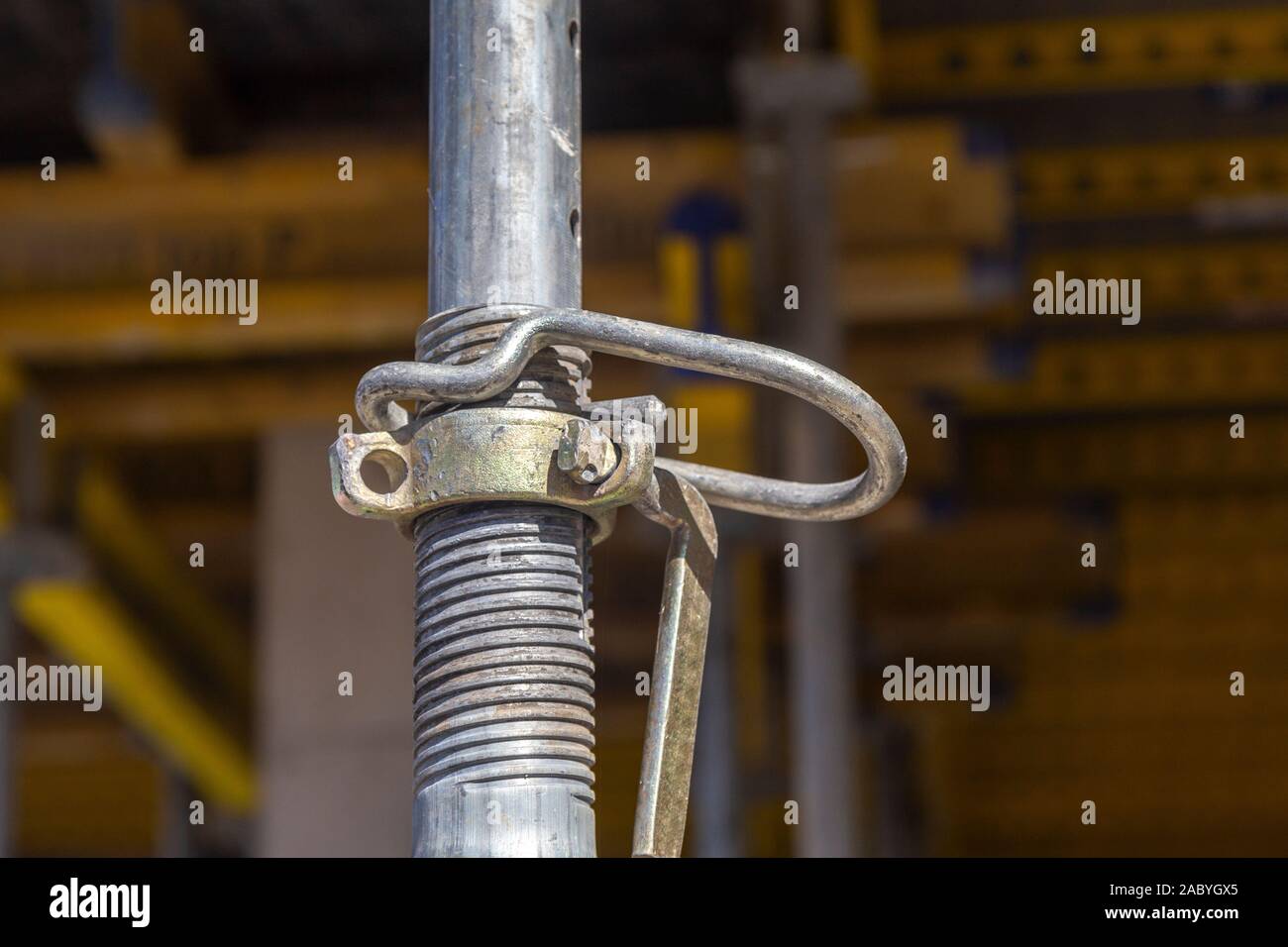 Support element on flexible slab formwork for concrete pouring at ...