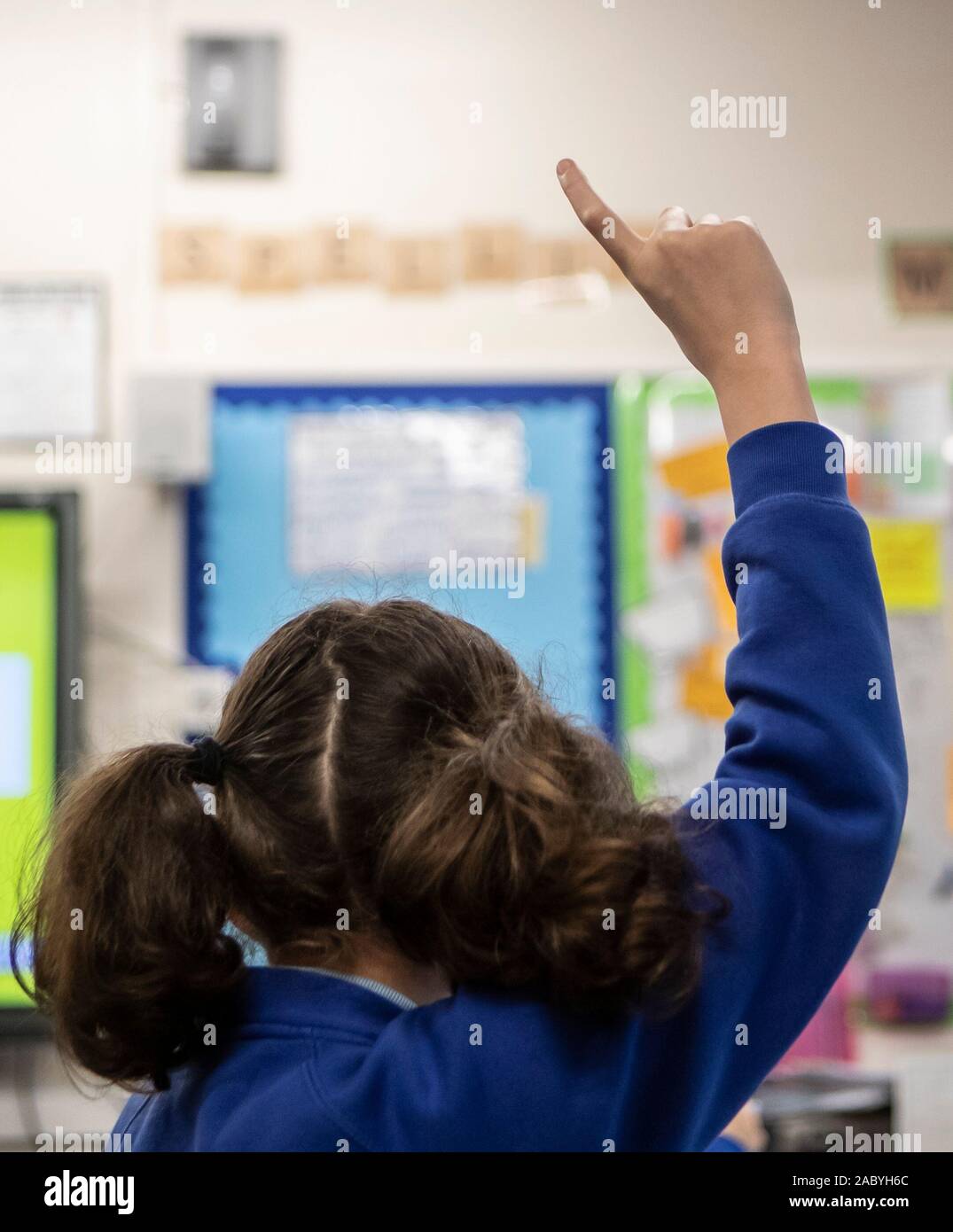 A child during a Year 5 class at a primary school in Yorkshire. PA ...