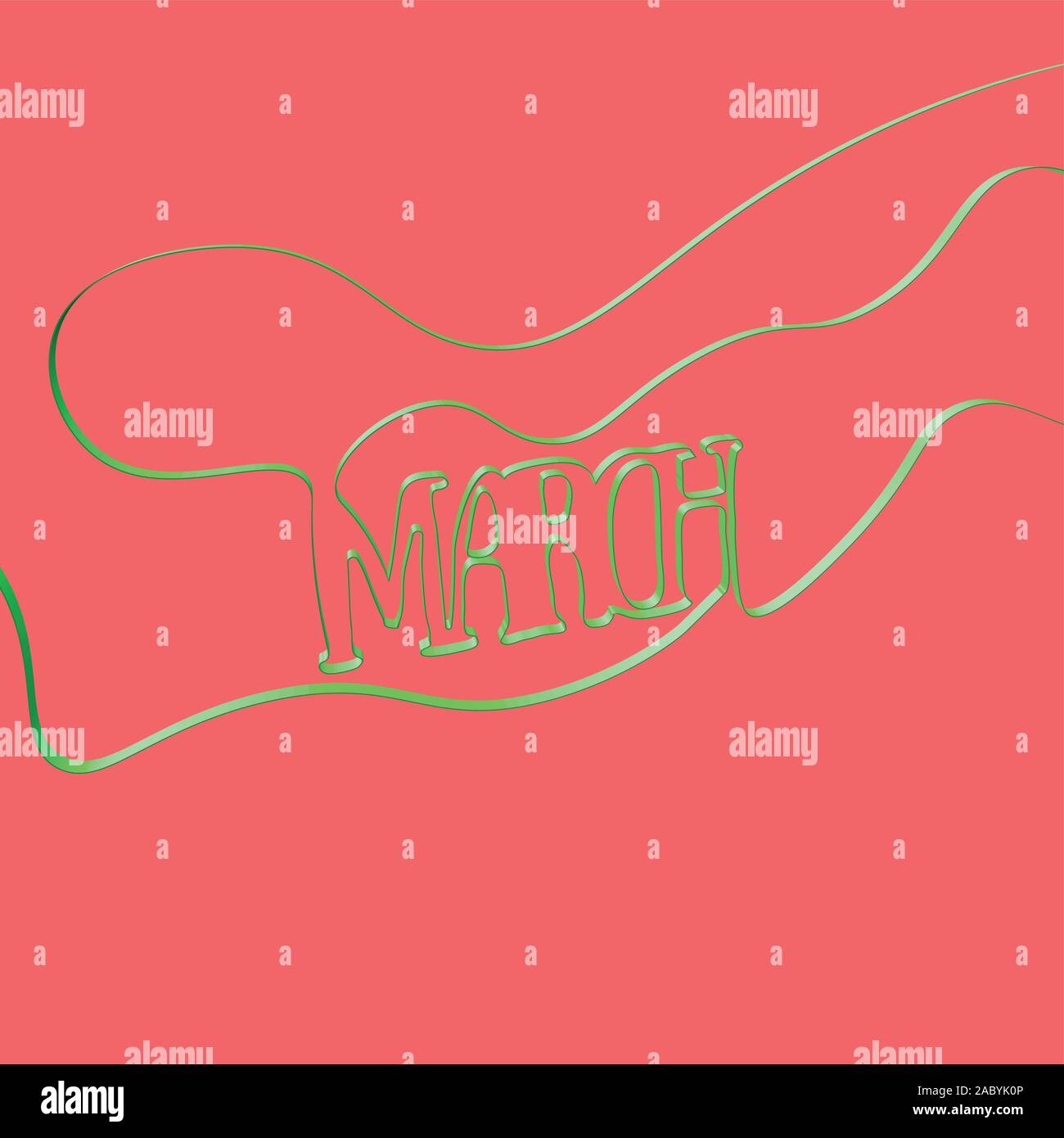 Ribbon font hi-res stock photography and images - Alamy