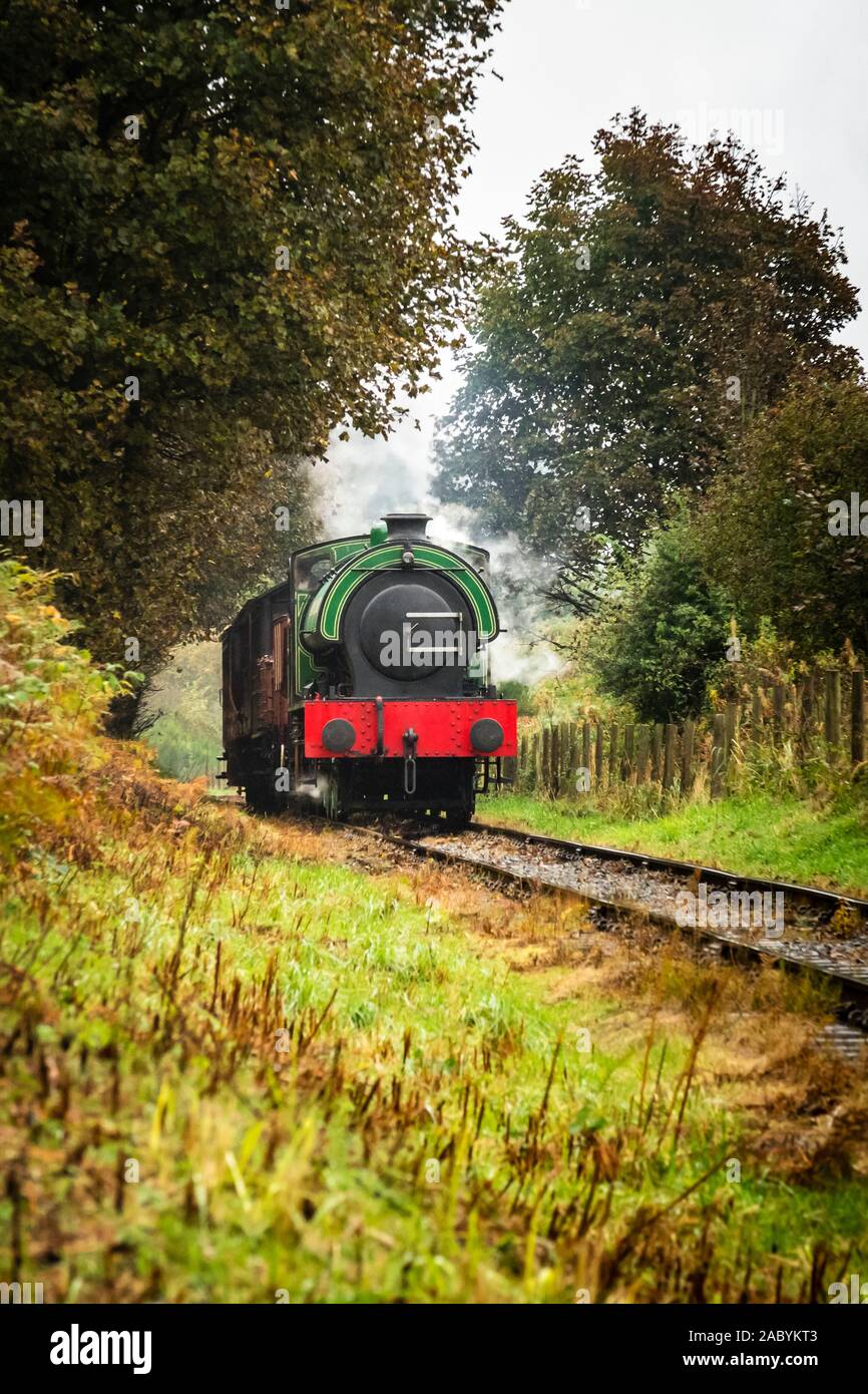 Steam locomotive at Tanfield Railway, Stanley, County Durham, England ...