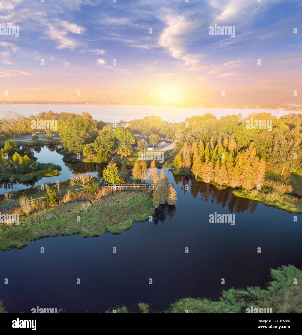 Florida wetlands aerial hi-res stock photography and images - Alamy