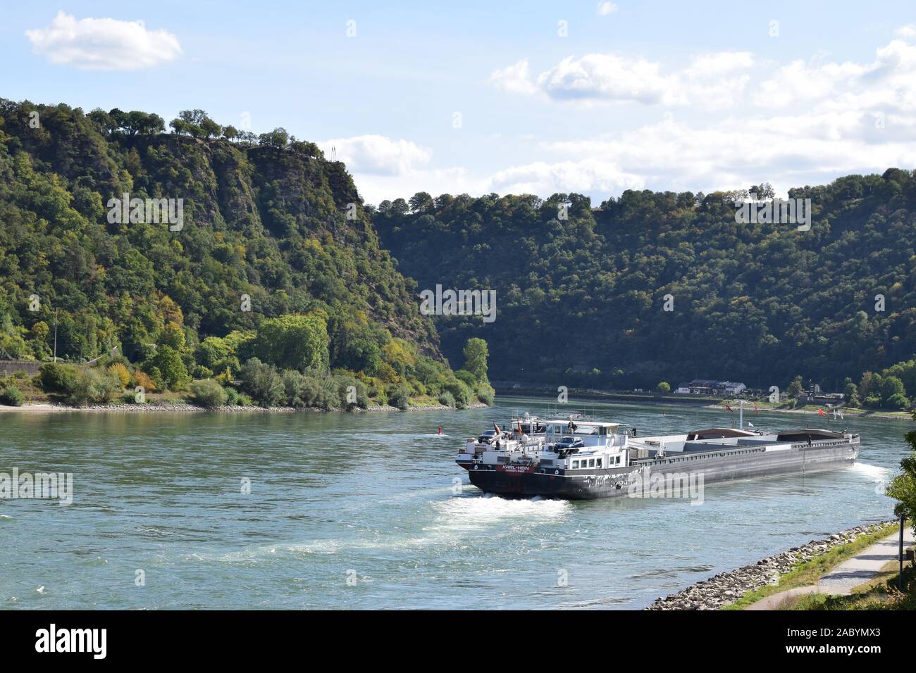 St. Goar at Loreley, Mittelrheintal Stock Photo - Alamy