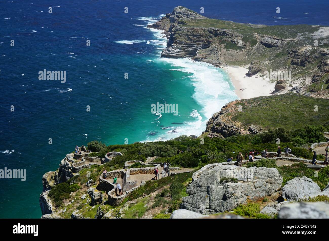 Cape Peninsula the southern most point of South Africa. National park ...