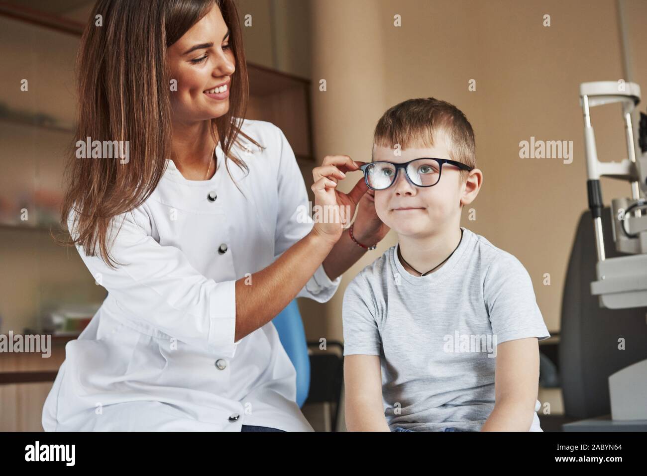 This frame is exactly what you need. Kid sitting in the doctor office ...