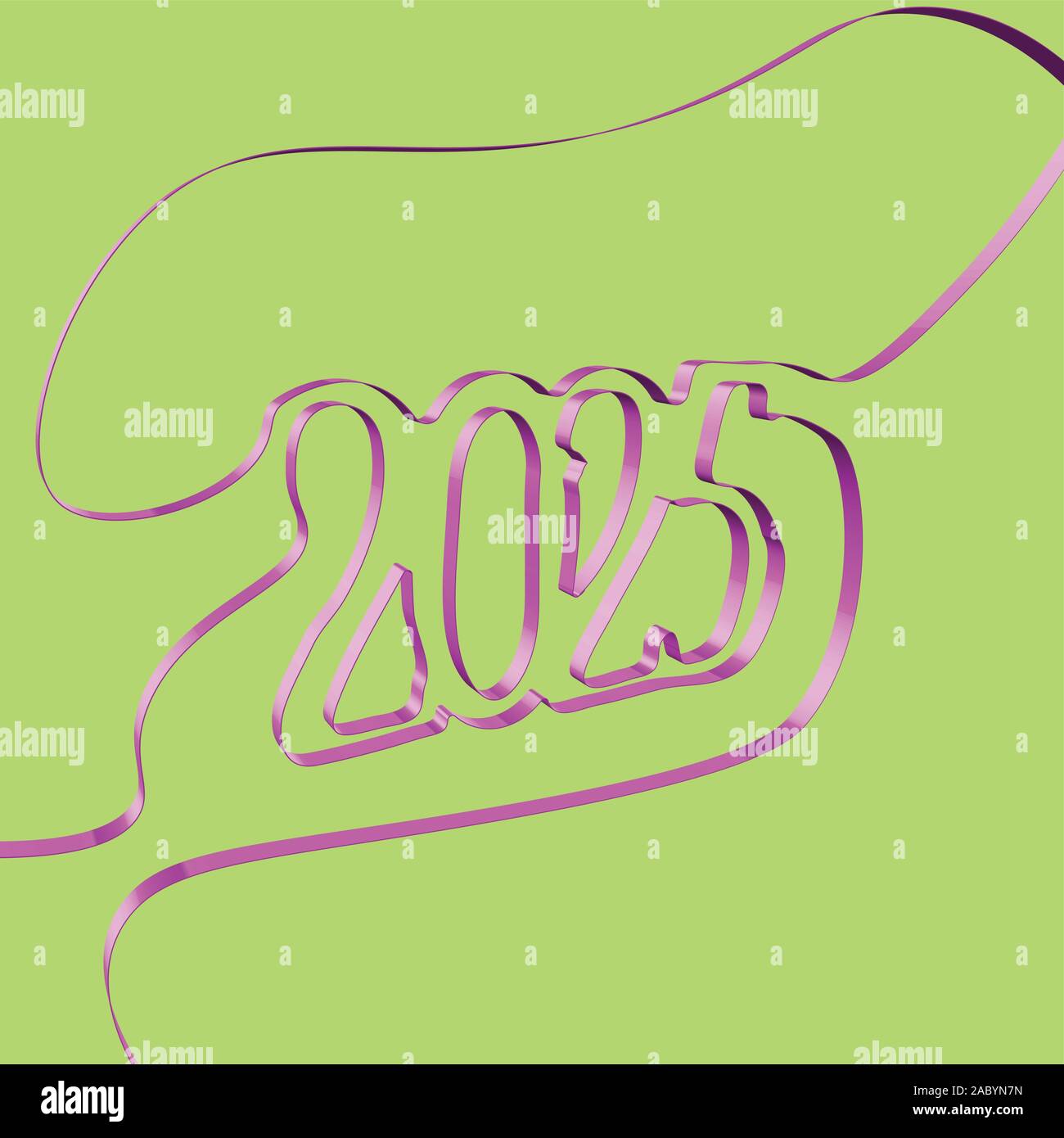 2025 year vector vectors hi-res stock photography and images - Alamy
