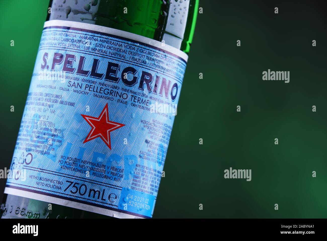 Italian mineral water in bottle hi-res stock photography and images - Alamy