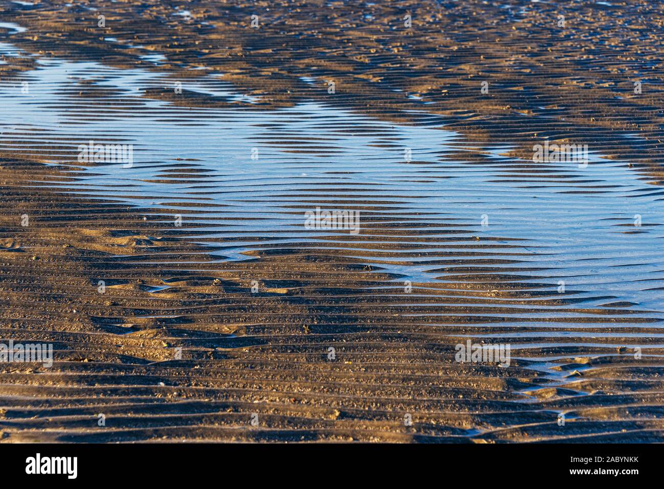 sunset over sandvika beach in Tromso region during a spring afternoon ...