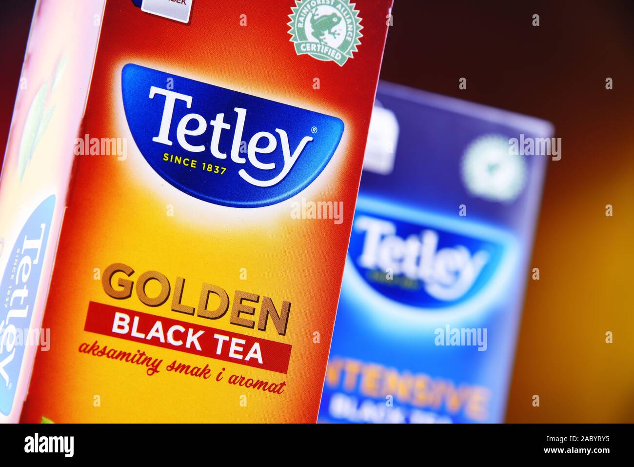 Tetley tea logo hi-res stock photography and images - Alamy