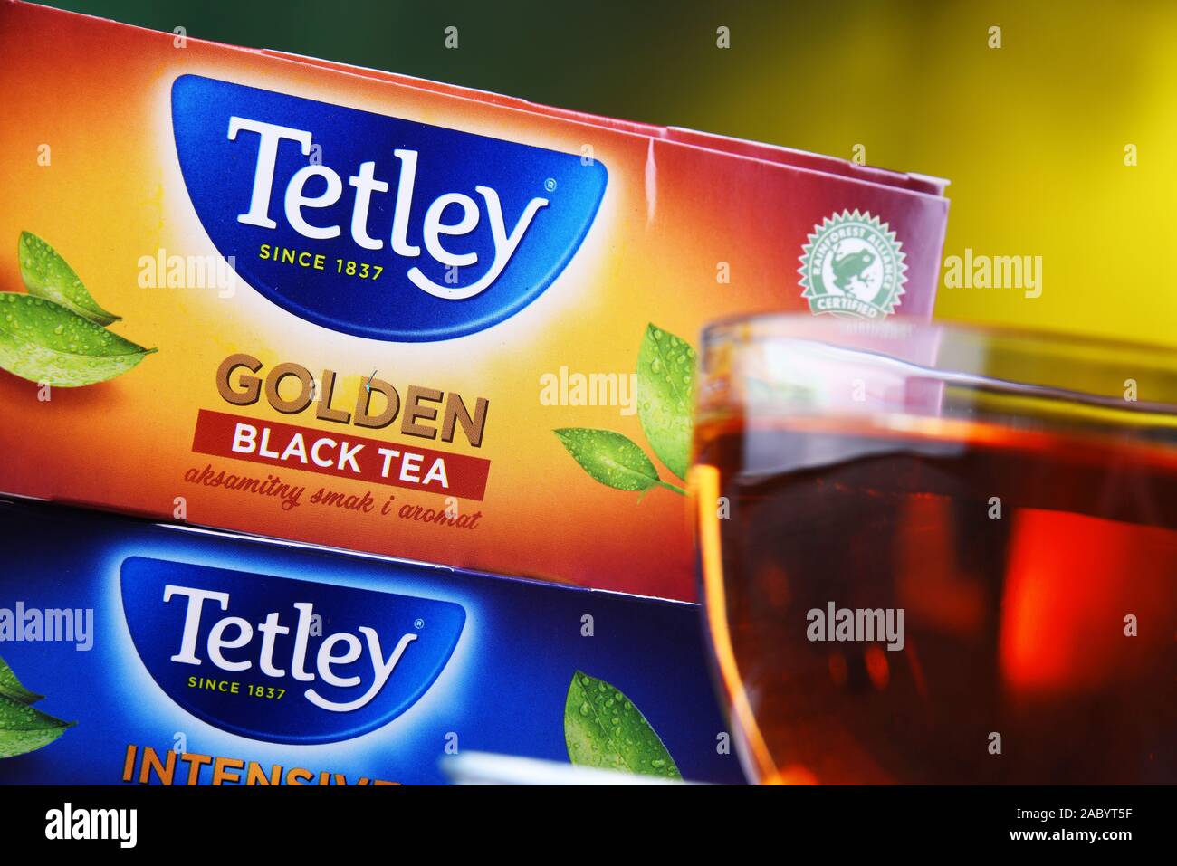 Tetley logo hi-res stock photography and images - Alamy