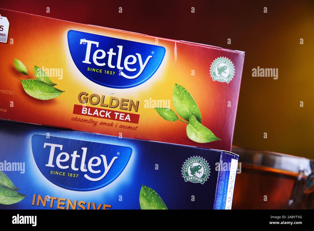 Tetley tea logo hi-res stock photography and images - Alamy