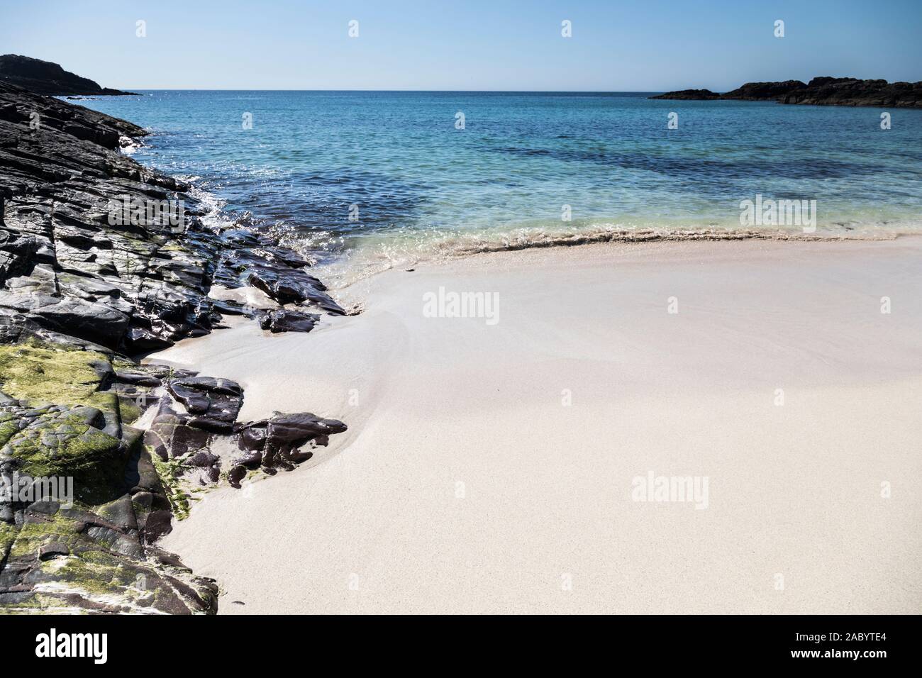 Rocky beach coastal sand coast geology hi-res stock photography and ...