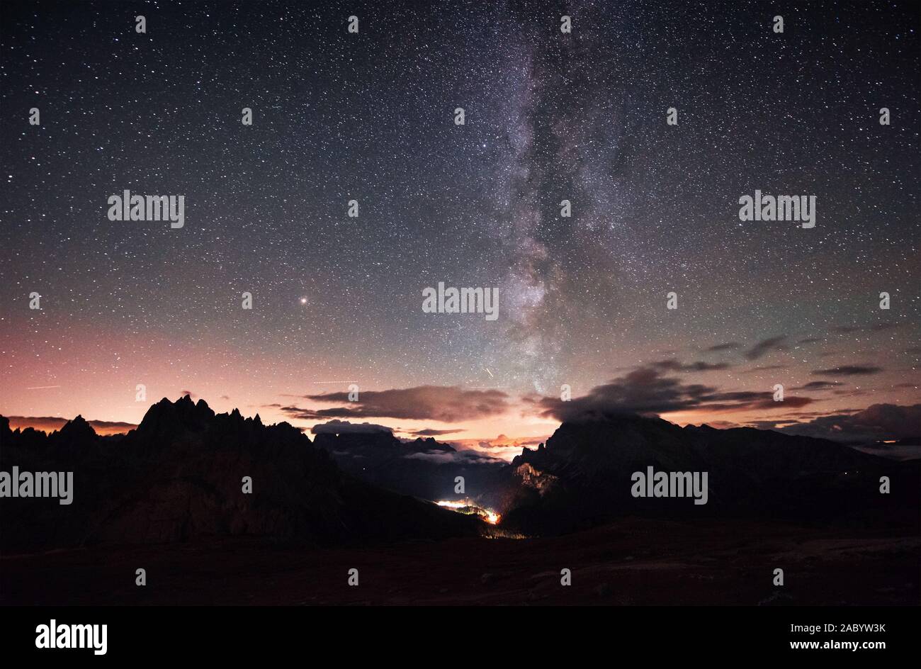 Quiet and atmospheric place. Beautiful space filled with stars in the ...