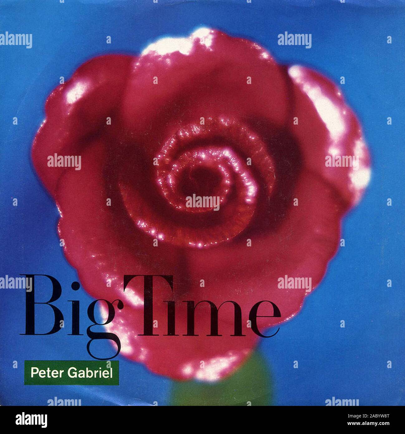 Peter Gabriel - Big Time - Vintage vinyl album cover Stock Photo - Alamy