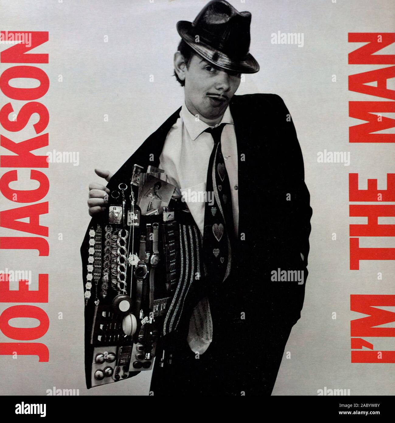 JOE JACKSON I’m The Man - Vintage vinyl album cover Stock Photo - Alamy