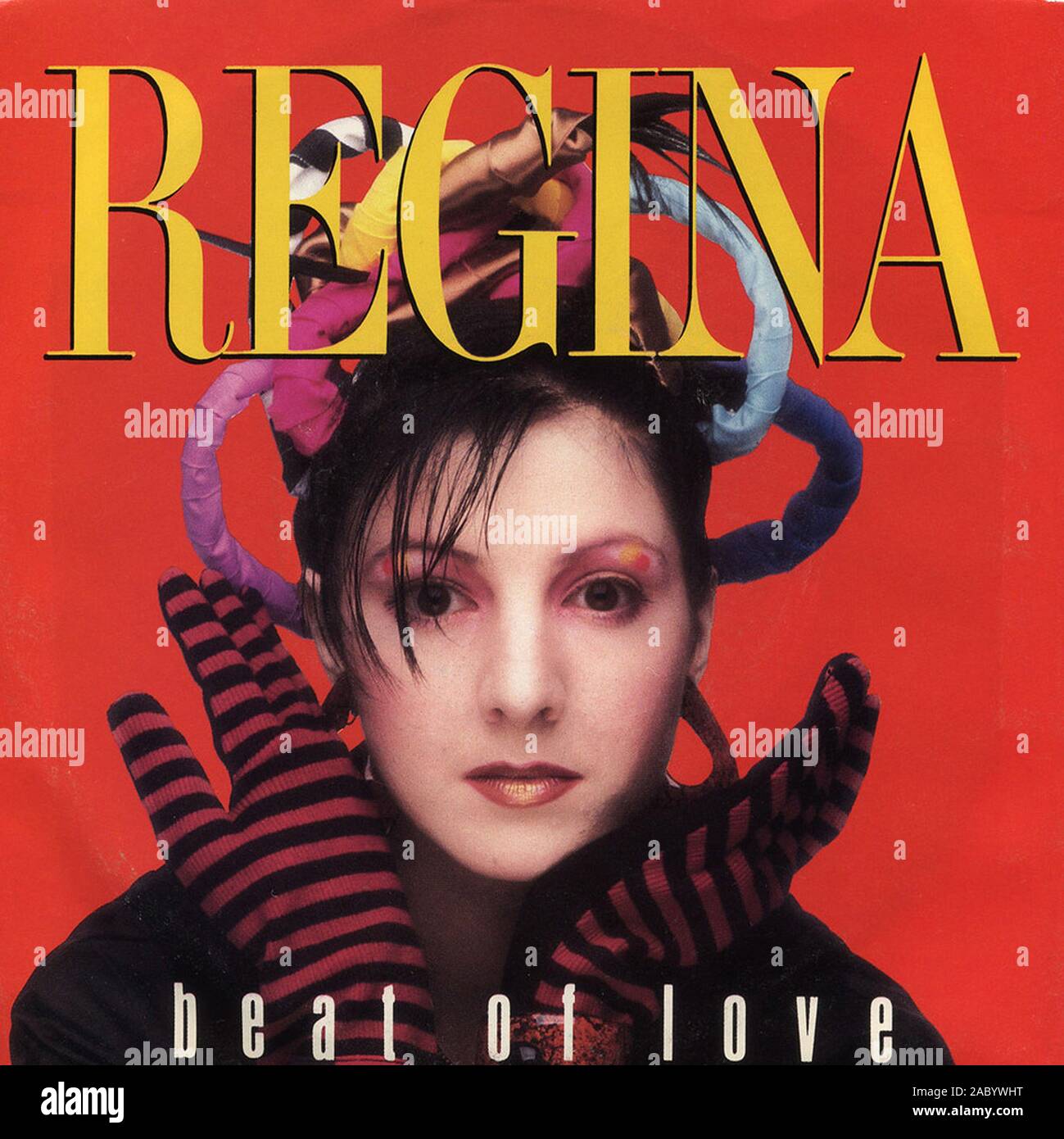 Regina - Beat of Love - Vintage vinyl album cover Stock Photo - Alamy