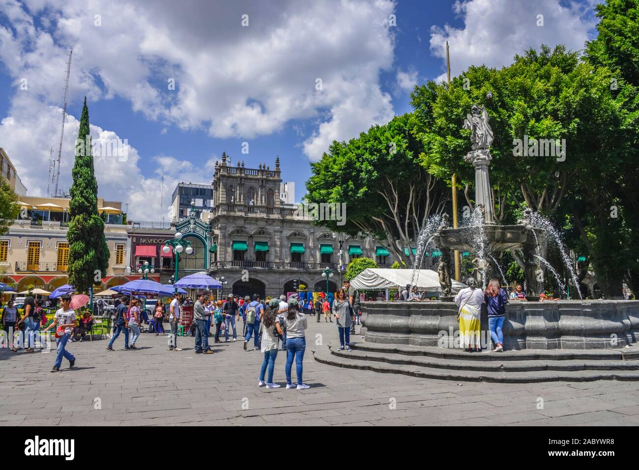 Zocalo de puebla hi-res stock photography and images - Alamy