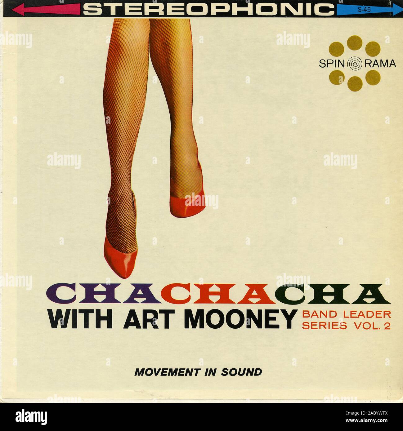 Cha Cha Cha with Art Mooney - Vintage vinyl album cover Stock Photo - Alamy