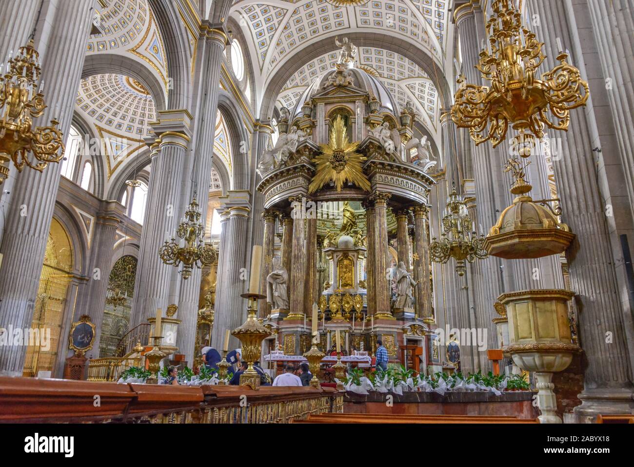 Catedral de puebla hi-res stock photography and images - Alamy