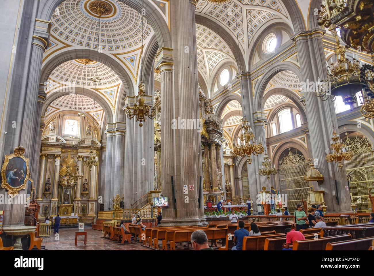 Catedral de puebla hi-res stock photography and images - Alamy