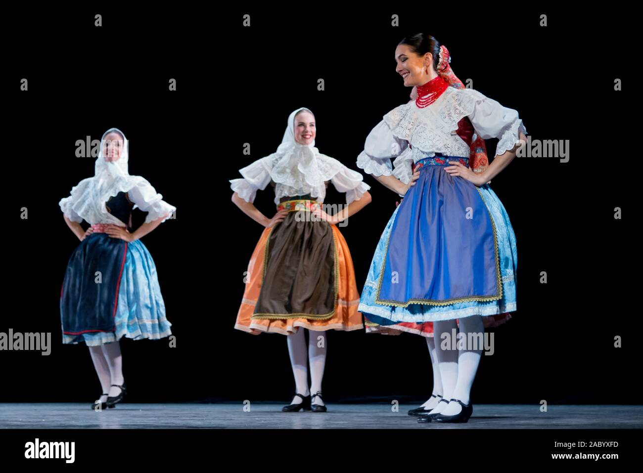 Otrebusy, Poland, November 22, 2019: Presentation of Hungarian National ...