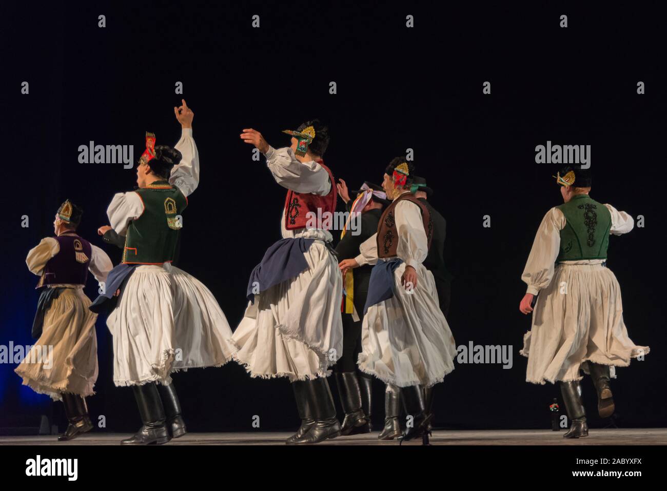 Otrebusy, Poland, November 22, 2019: Presentation of Hungarian National ...