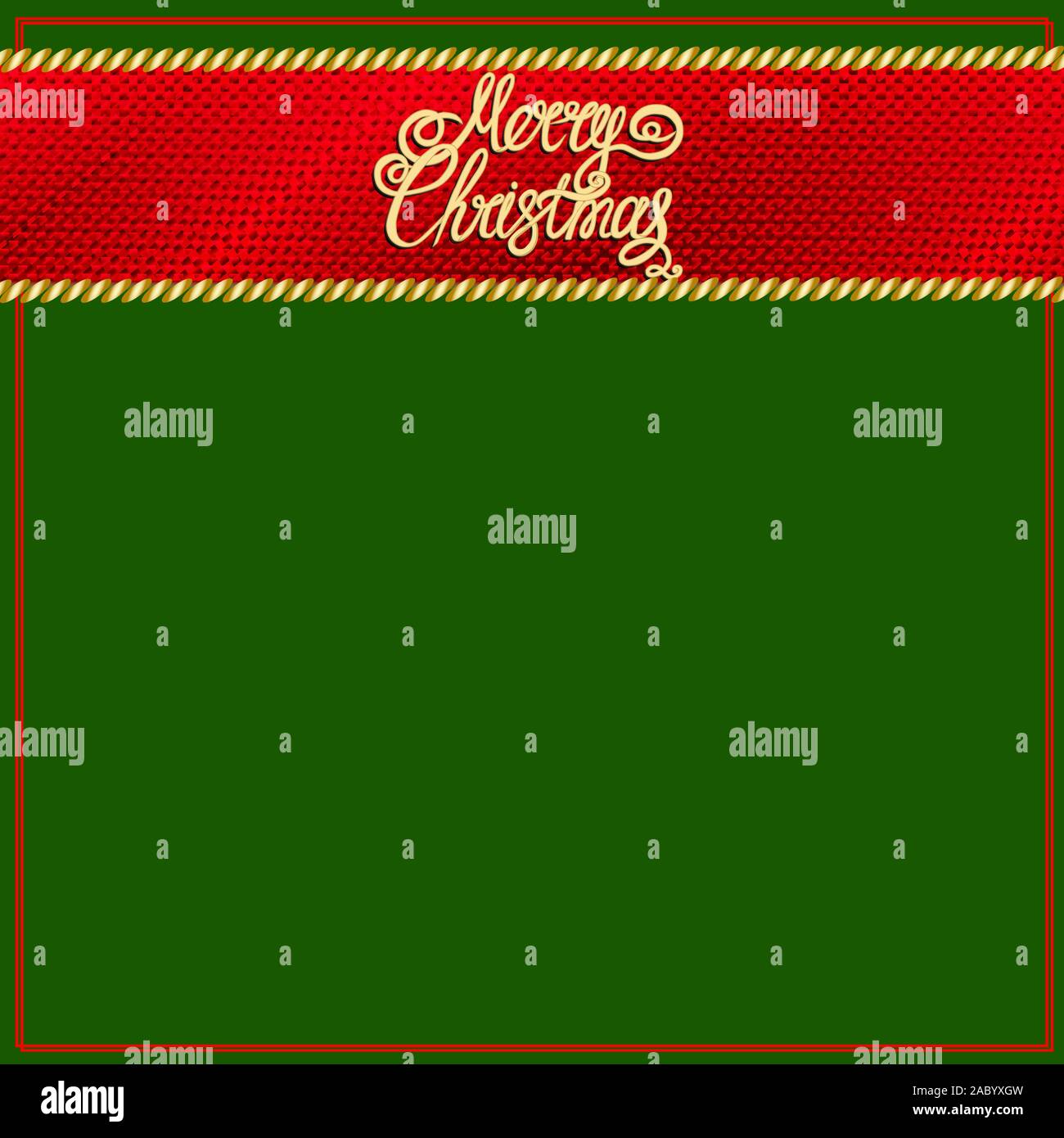 Merry christmas banner for design. Bright illustration Stock Photo - Alamy