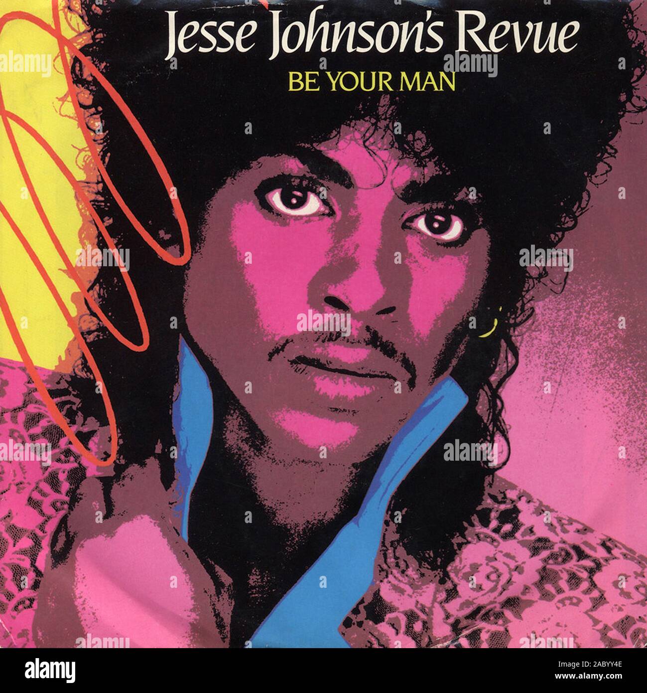 Jesse Johnson's Review - Be Your Man - Vintage vinyl album cover Stock ...