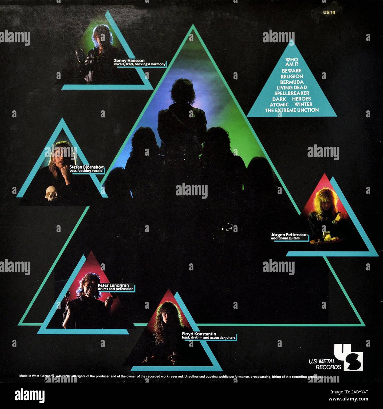 DESTINY Atomic Winter - - Vintage vinyl album cover Stock Photo - Alamy