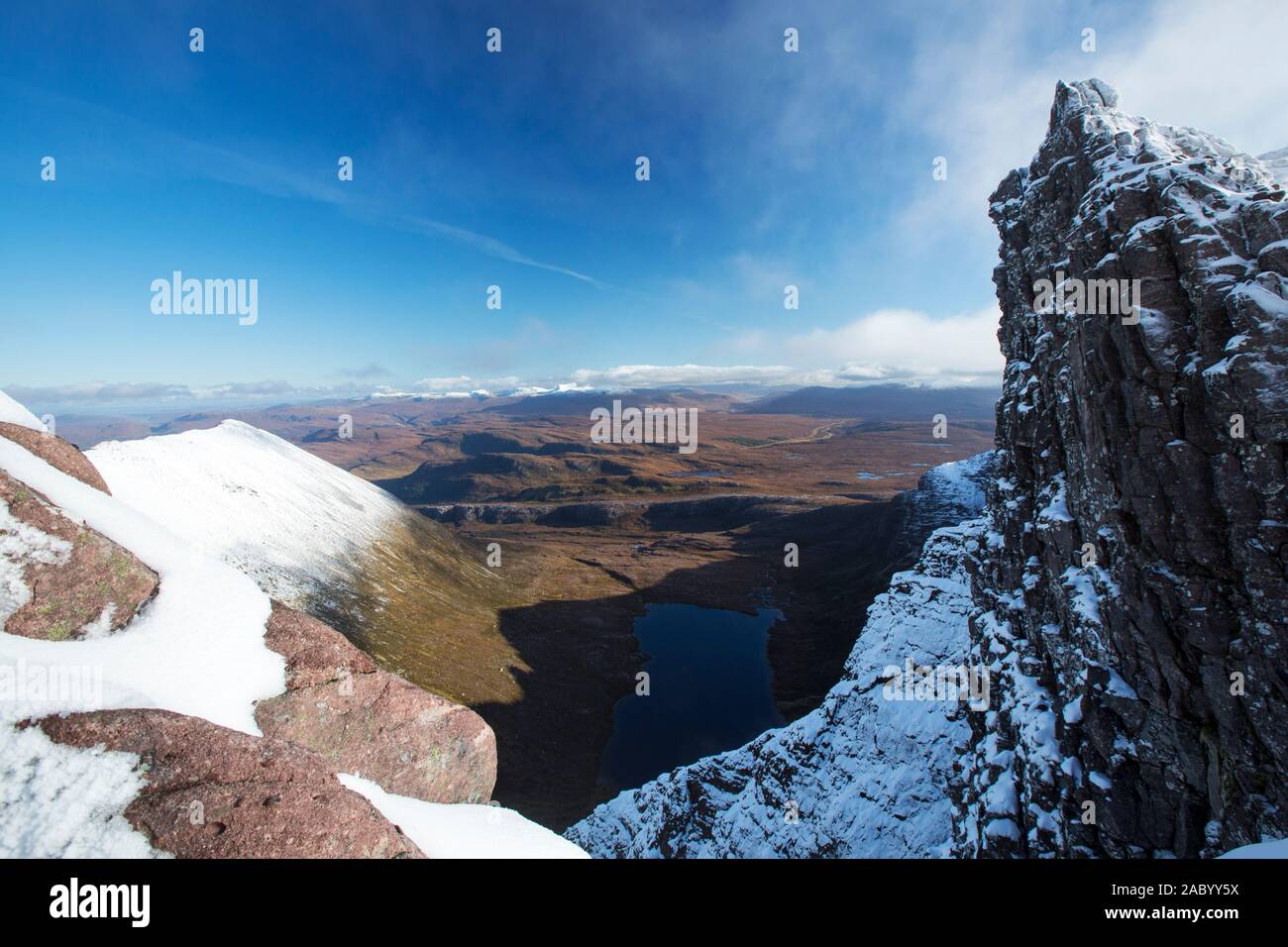 Lord Berkeley's Seat on the Munro An Teallach, one of Scotlands finest ...