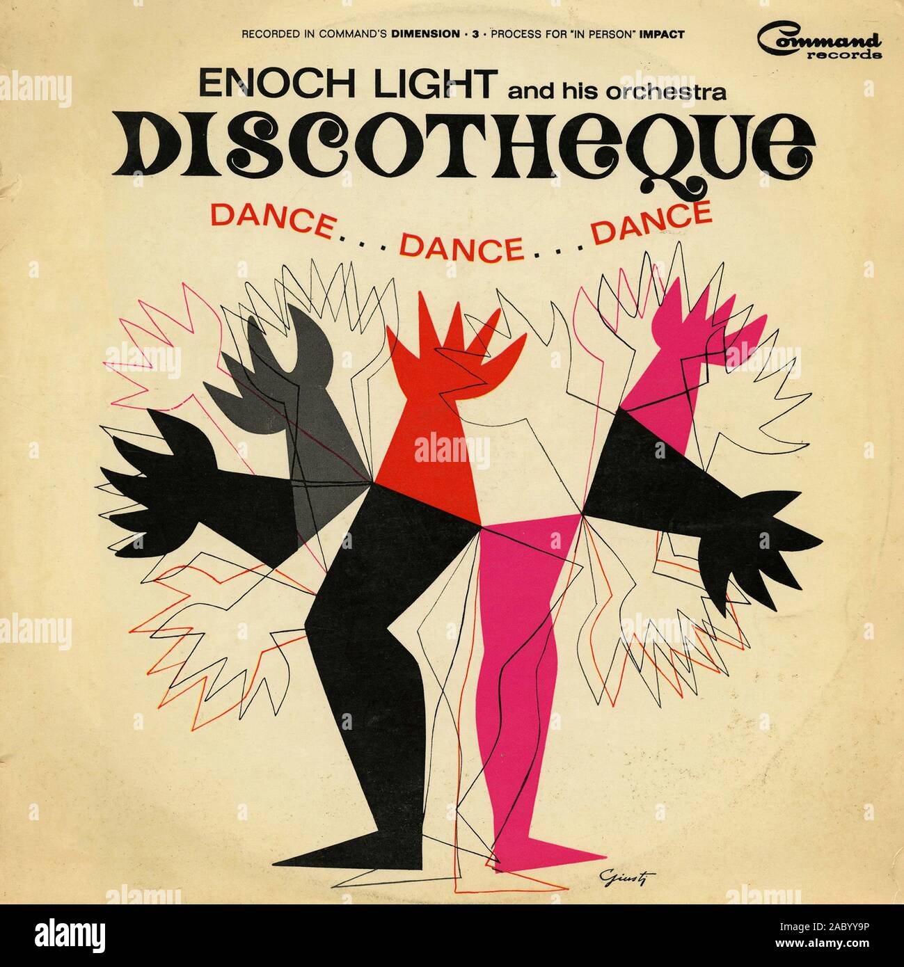 Discotheque Dance Dance Dance - Vintage vinyl album cover Stock Photo ...