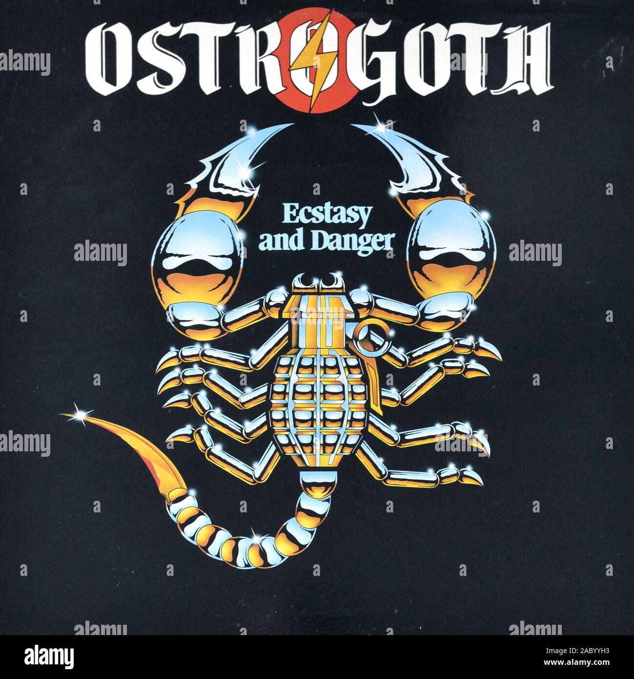 OSTROGOTH Ecstasy and Danger - Vintage vinyl album cover Stock Photo ...