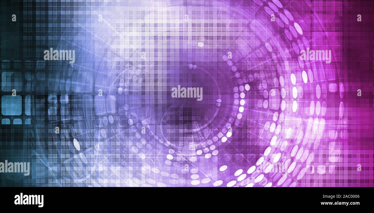 Security Technology with Optical Scan as a Concept Stock Photo - Alamy