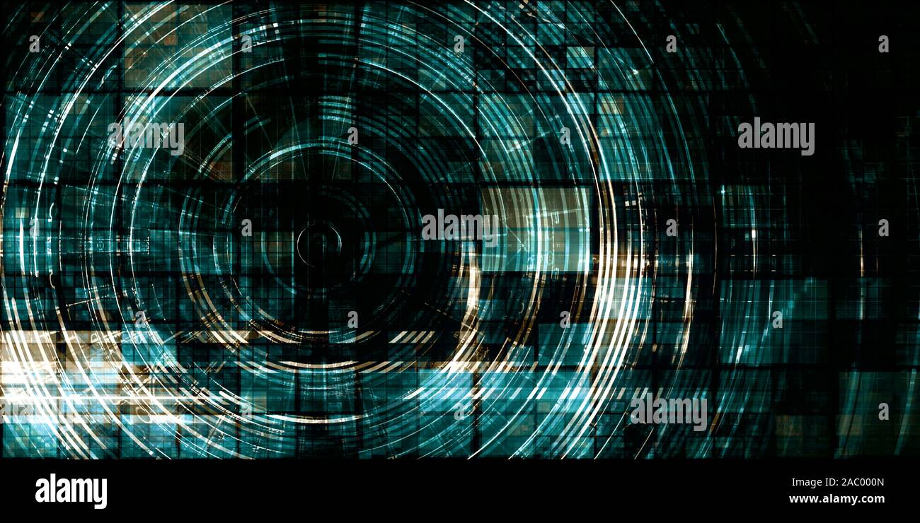 Corporate Communications As a New Technology Art Stock Photo - Alamy