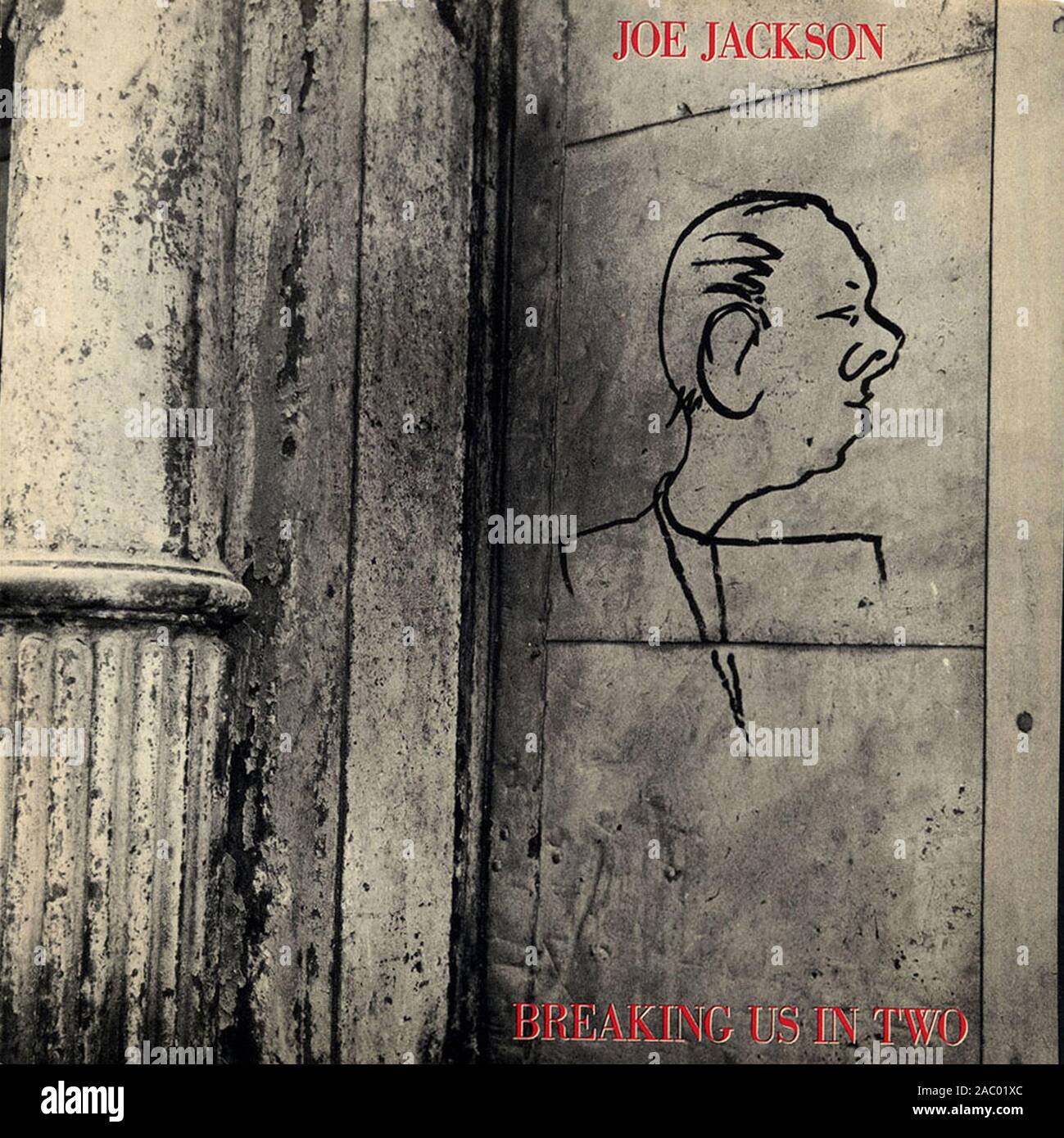 Breaking Us In Two - Joe Jackson - Vintage vinyl album cover Stock ...
