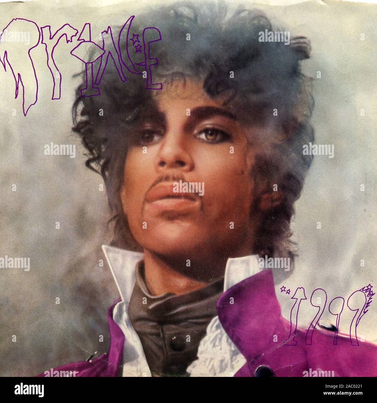 Prince - 1999 - Vintage vinyl album cover Stock Photo - Alamy