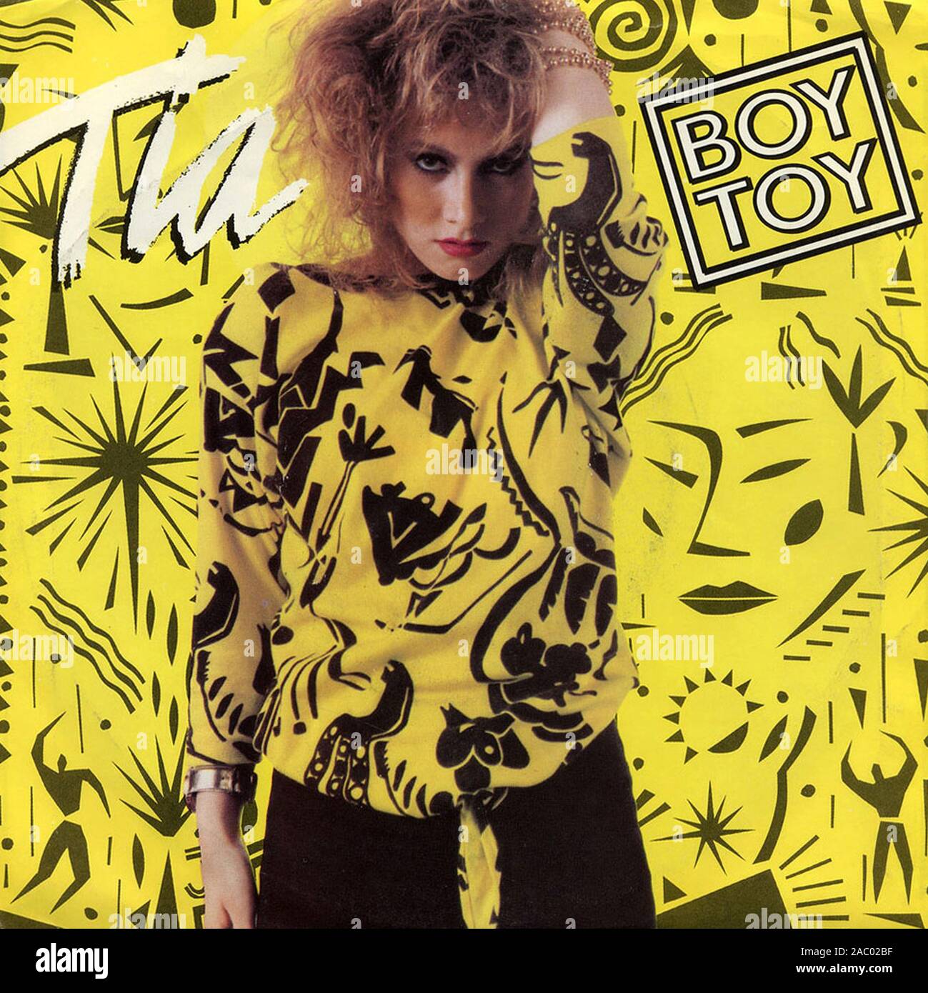 Boy Toy - Tia - Vintage vinyl album cover Stock Photo - Alamy