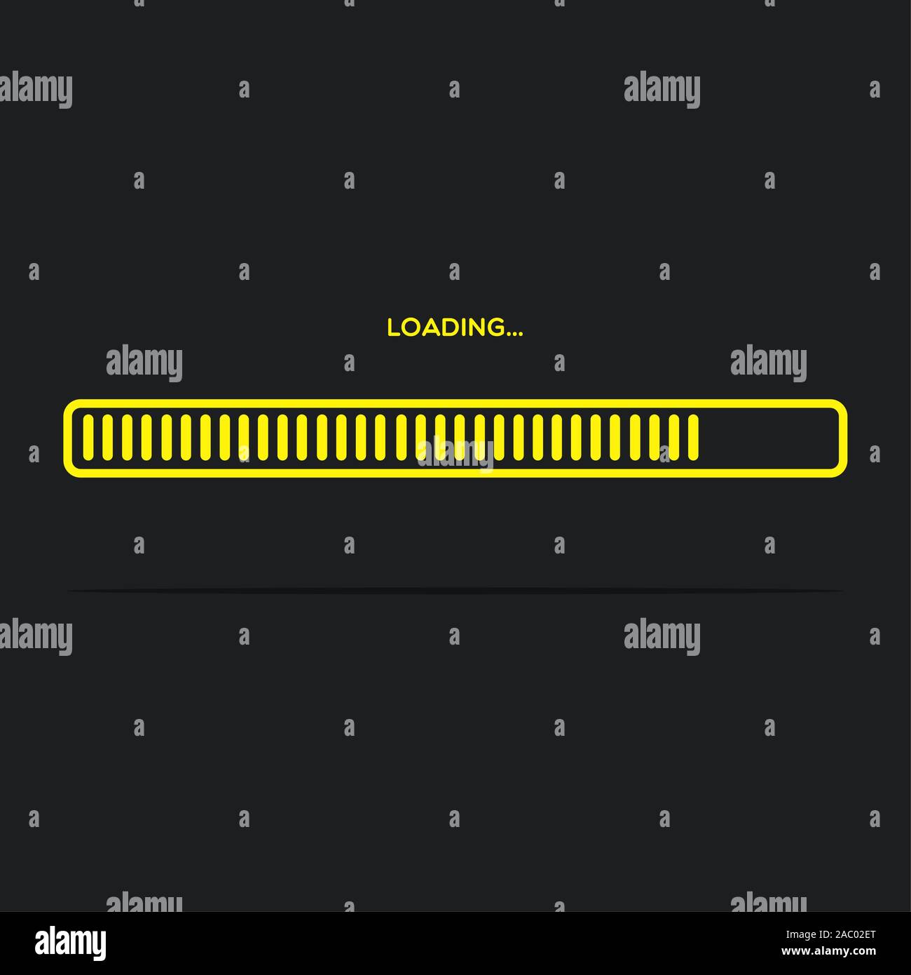 Isolated loading bars Stock Vector Image & Art - Alamy