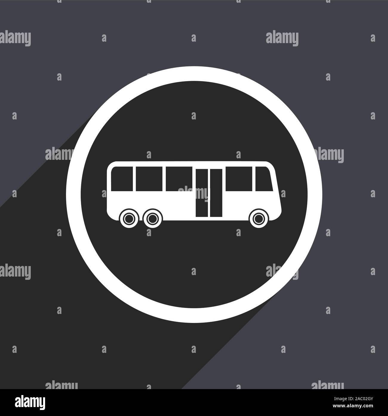 Grey bus Stock Vector Images - Alamy