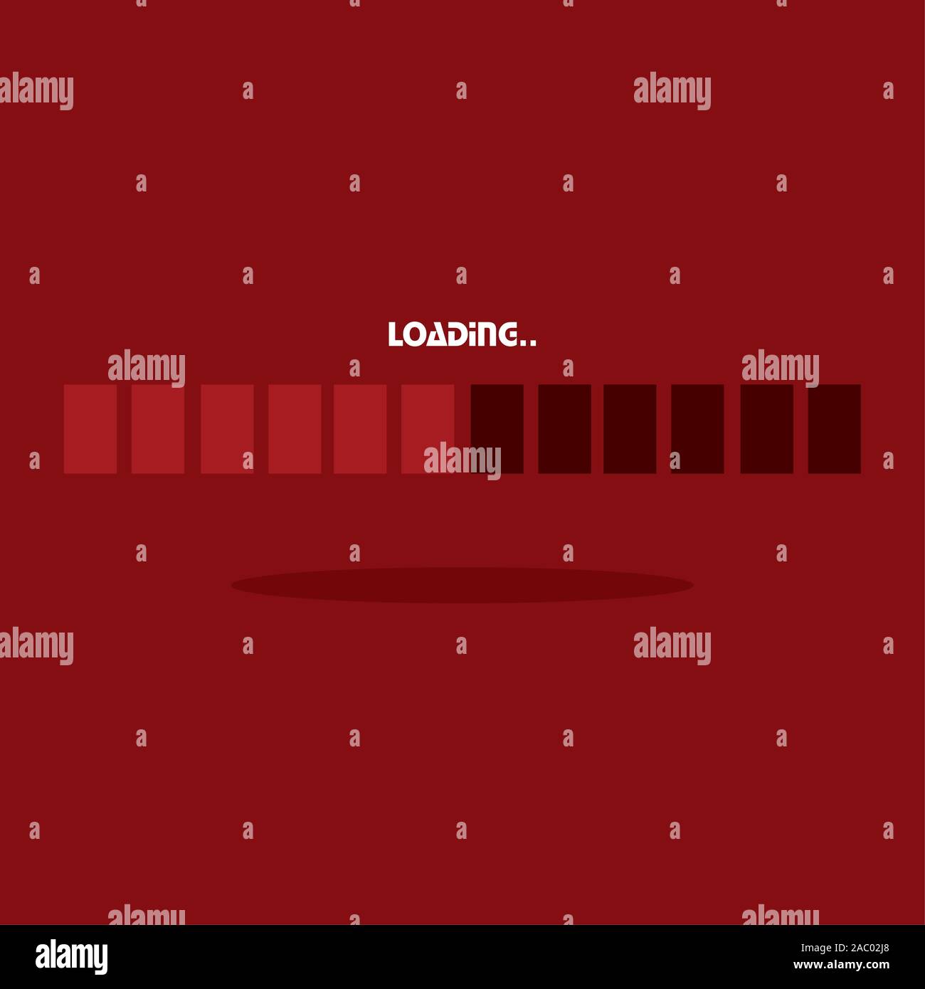 Isolated loading bars Stock Vector Image & Art - Alamy