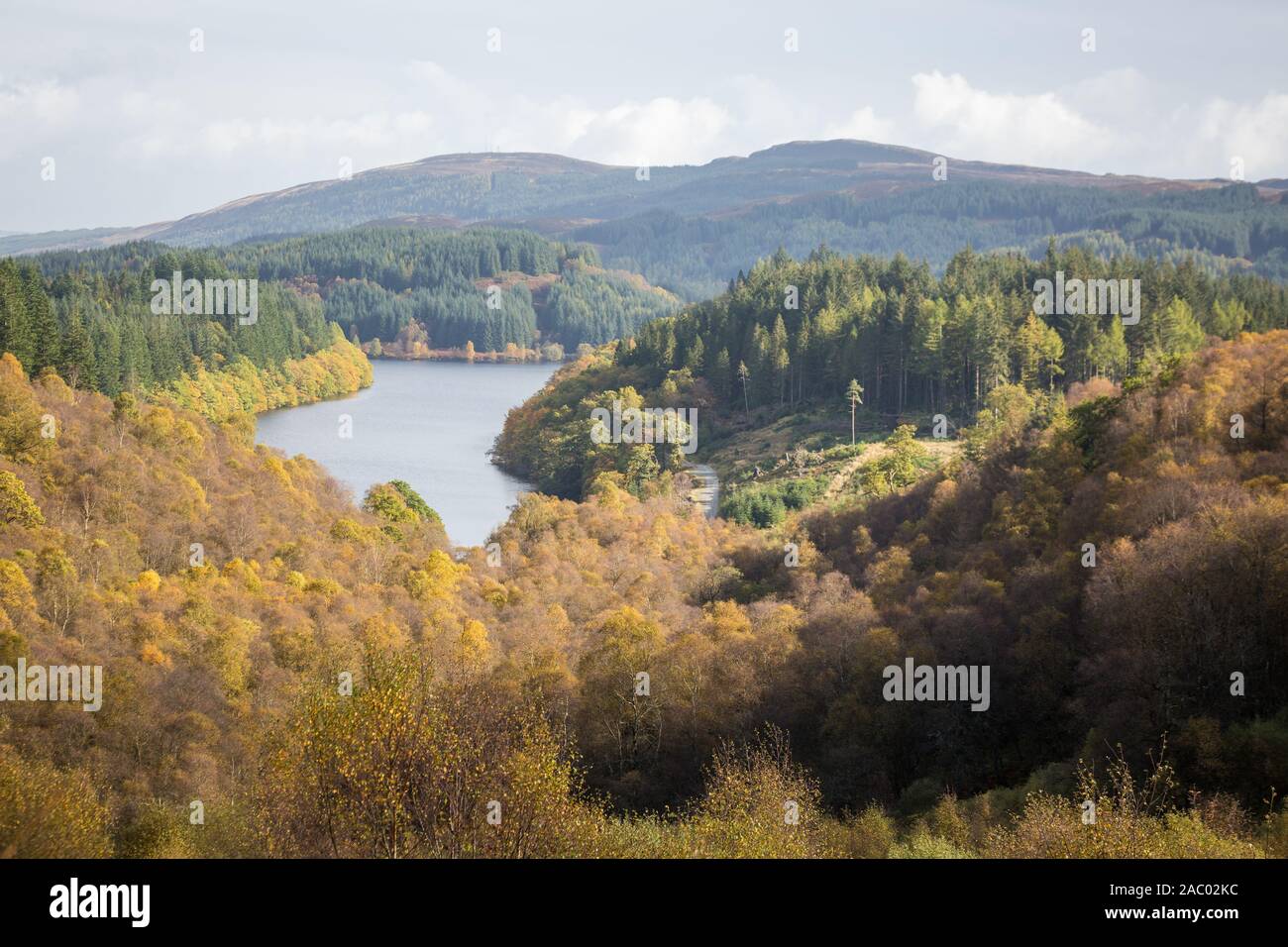 Beautiful autumn landscape with mountains in Scotland Stock Photo - Alamy