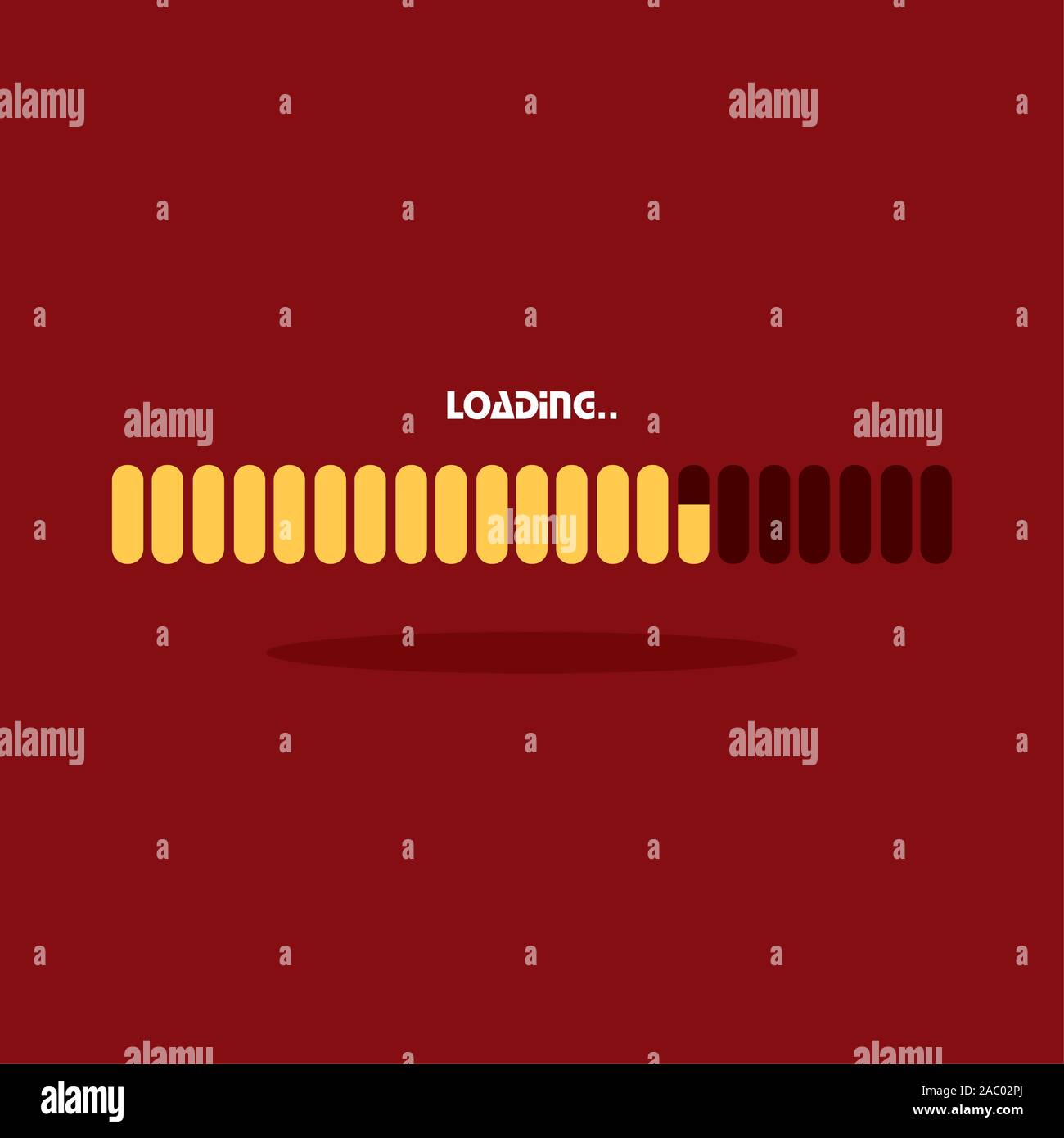 Isolated loading bars Stock Vector Image & Art - Alamy