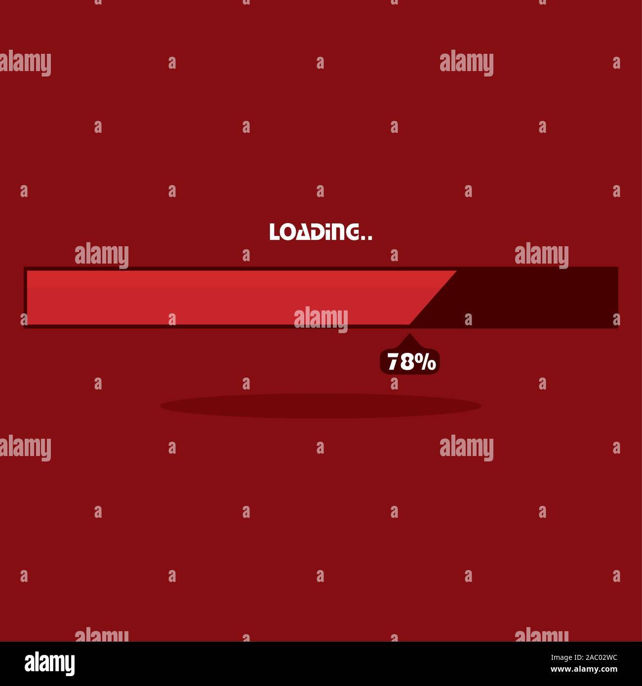 Isolated loading bars Stock Vector Image & Art - Alamy