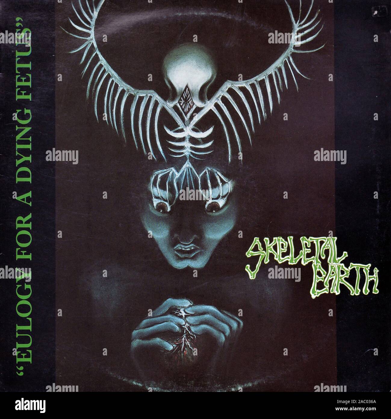 SKELETAL EARTH Eulogy for Dying Fetus - Vintage vinyl album cover Stock ...
