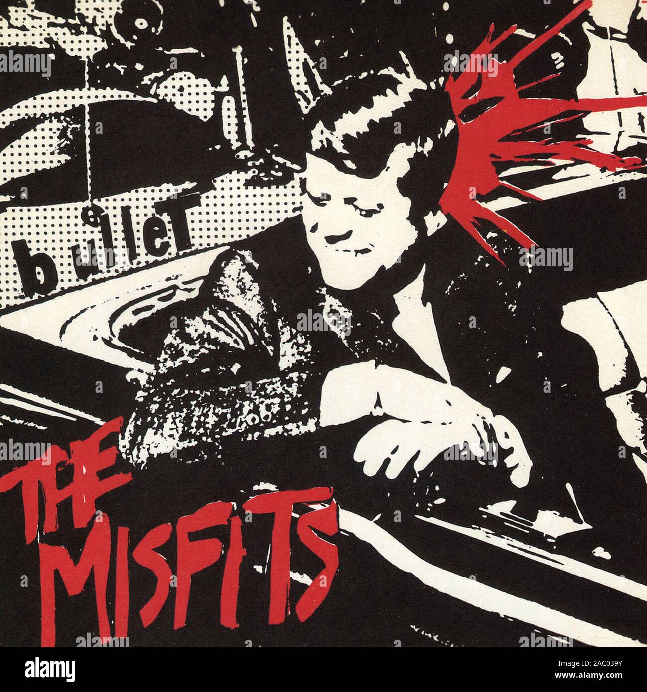 Bullet - The Misfits - Vintage vinyl album cover Stock Photo - Alamy