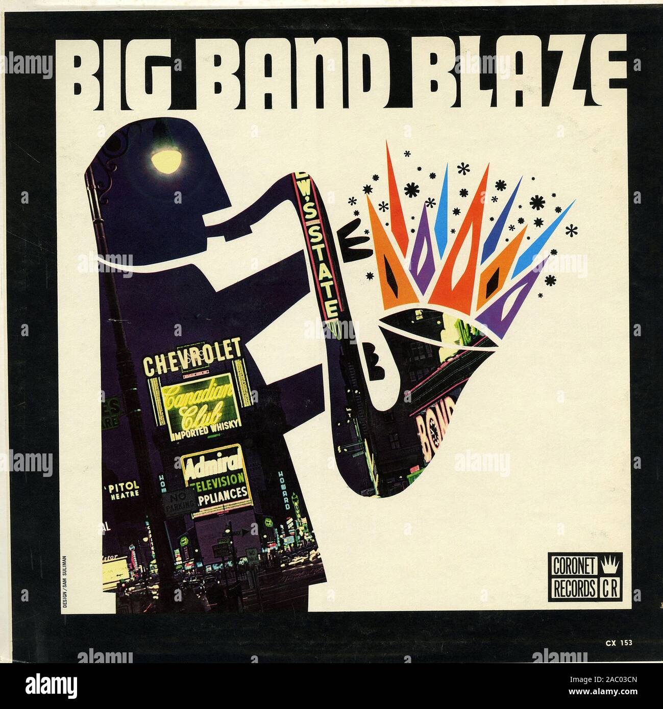 Big Band Blaze - Vintage vinyl album cover Stock Photo - Alamy
