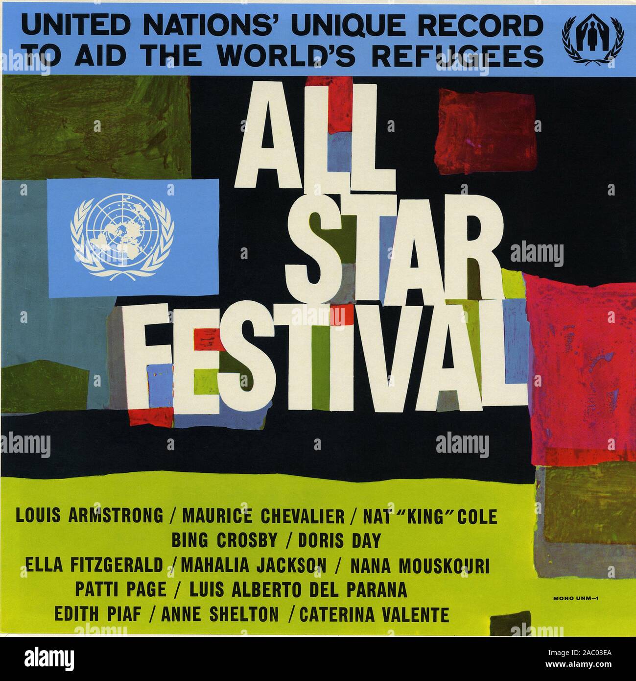 All Star Festival - Vintage vinyl album cover Stock Photo - Alamy