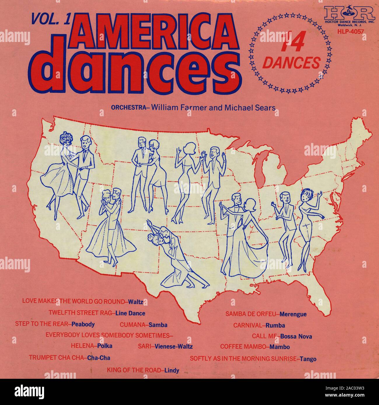 America Dances - Vintage vinyl album cover Stock Photo - Alamy